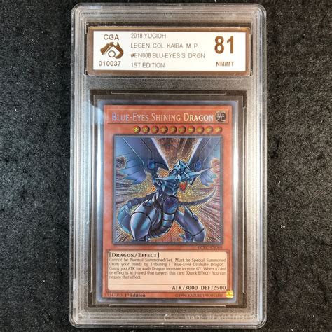 Cga 81 Blue Eyes Shining Dragon Lckc En008 Legend Collection Kaiba 1