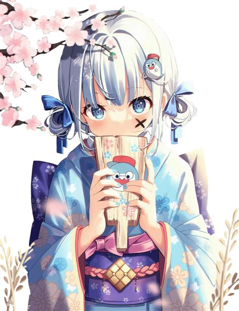 Gawr Gura Render By Helenzyn On Deviantart