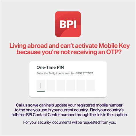 Bpi We Want To Make Sure You Receive Your Otps Without Facebook