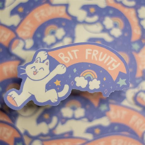 Bit Fruity Stickers Tigers Tooth