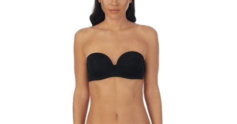 On Gossamer Strapless Plunge Bra In Black Lyst