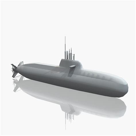 3d Model Type 212 Submarine U 32
