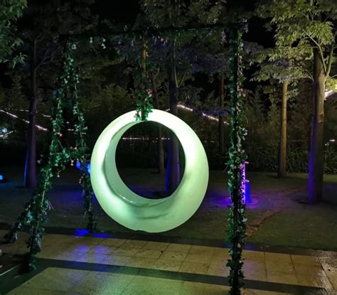 十里蓝山夜景 十里蓝山景区 大山谷图库