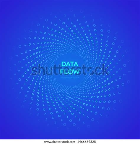 Data Flow Digital Code Binary Data Stock Vector Royalty Free 1466669828 Shutterstock
