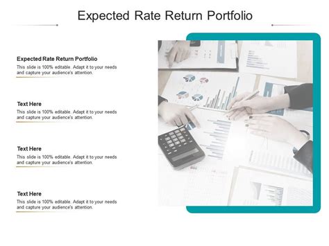 Expected Rate Return Portfolio Ppt Powerpoint Presentation Slides Background Images Cpb