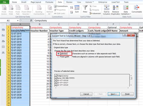 date format issue in excel file ecom2tally