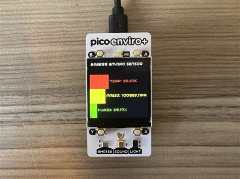 Hot Stuff Pimoroni Pico Enviro Pack Raspberry Pi