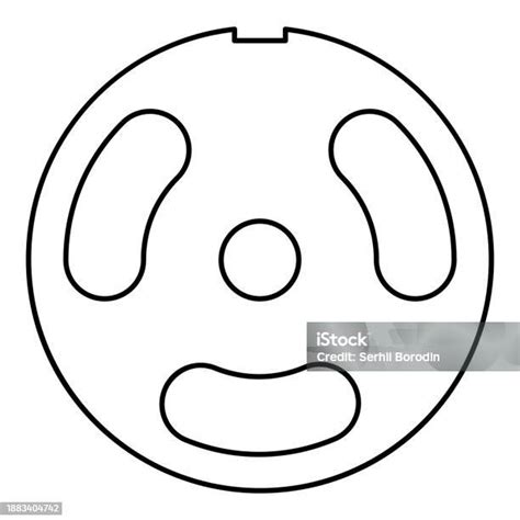 고기 분쇄기 접시 분쇄기 얕은 고기 격자 체 윤곽선 윤곽선 아이콘 검은 색 벡터 일러스트 레이 션 이미지 얇은 평면 스타일 강철에 대한 스톡 벡터 아트 및 기타 이미지