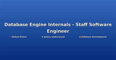 dailyremote on linkedin database engine internals staff software