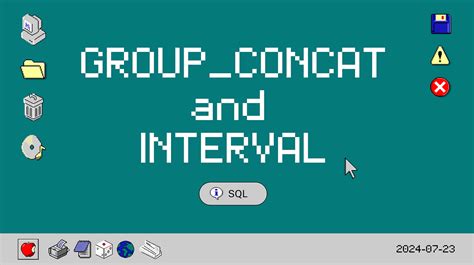 Sql Groupconcat And Interval Groupconcat By Chien Medium