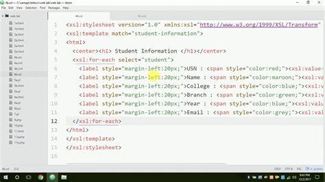 XML And XSLT Programme VTU WEB LAB PROGRAMME YouTube XML And XSLT Programme VTU WEB LAB PROGRAMME YouTube