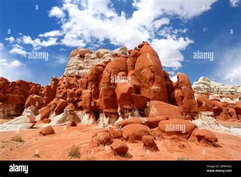 Amazing Colors And Shapes Of Sandstone Formations Of Blue Canyon In