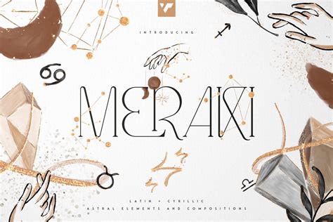 Meraki Display Font And More Design Cuts