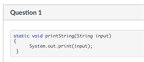Solved Rewrite The Following Java Methods In Three