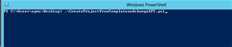 Create A Projectserver Ps2010 Ps2013 Project From A Template And Update The Ept Sp2013