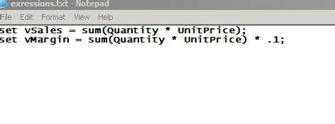 How To Reuse Qlikview Expressions Using An Include File Learn Qlikview