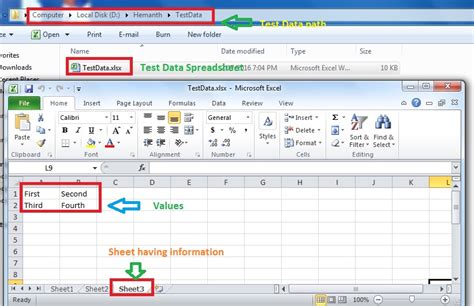 Software Testing Reading Data From Spreadsheet