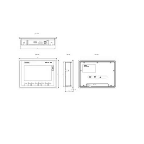 Siemens Ktp700 Basic 2nd Generation 6av21232ga030ax0 Hmi 7 Inch