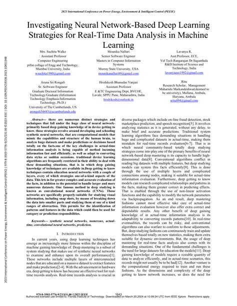 Pdf Investigating Neural Network Based Deep Learning Strategies For
