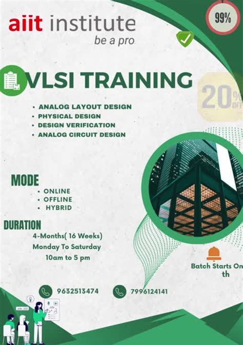Aiit Institute On Linkedin Vlsi Career And Internship Opportunities For Engineering Graduates
