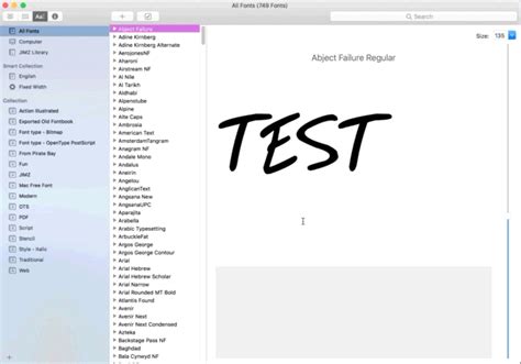 Scroll Applescript For Auto Scrolling In Font Book I Could Use Some