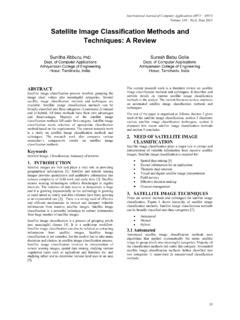 Satellite Image Classification Methods And Techniques A Satellite Image Classification