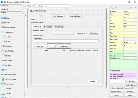 Drag And Drop GUI Designer LabDeck