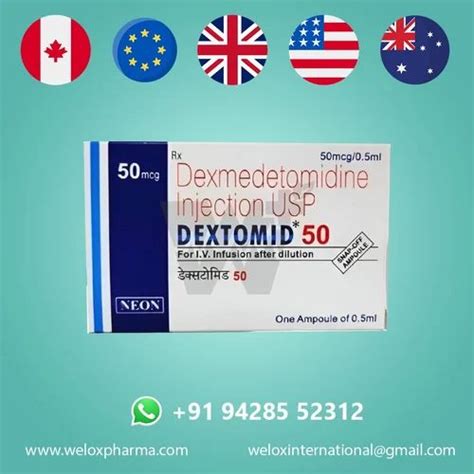 Dexmedetomidine Dextomid 50mcg Injection At Rs 200piece India