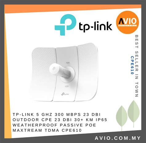 TP LINK Tplink Network Wireless Bridge KM Transmission IP Outdoor Weatherproof CPE GHz
