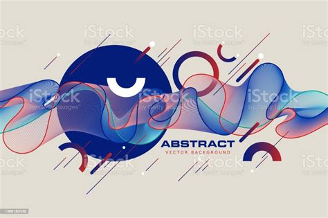 추상 파형 배경입니다 3d 기술 스타일 음파벡터 일러스트레이션 테크놀로지에 대한 스톡 벡터 아트 및 기타 이미지 테크놀로지 추상적인 파도 패턴 Istock