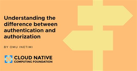 Authentication Vs Authorization Understanding The Difference Cncf