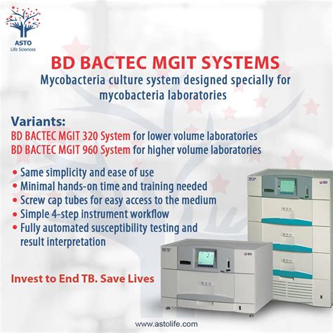 Bd Bactec Mgit Systems Mycobacteria Asto Life Sciences