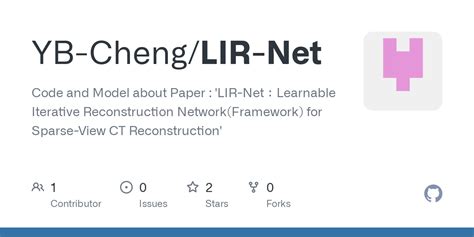 Github Yb Chenglir Net Code And Model About Paper Lir Net