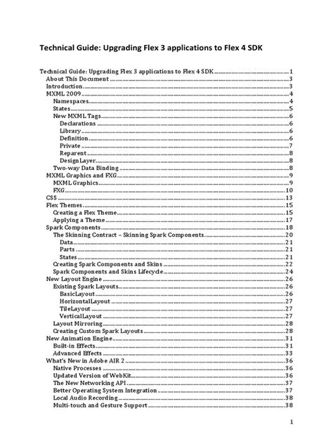 Technical Guide Upgrading Flex 3 Applications To Flex 4 Sdk Pdf