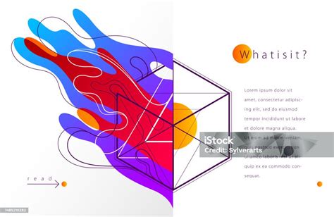 기하학적 라인 벡터 추상 그래픽 디자인 요소 역동적 인 현대 미술 흐르는 및 변화하는 형태 그라데이션 용암 거품과 모션유체