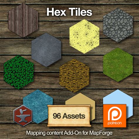 Hex Tiles MapForge