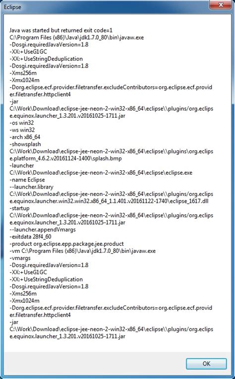 Java Jdk Issue With Eclipse Neon On My Windows 7 Desktop Stack Overflow