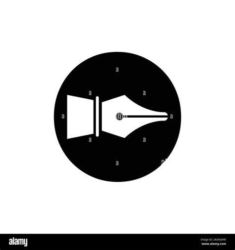 Initial Letter O Pen Nib Icon For Education Logo And Law Symbol Vector Template Based Alphabet