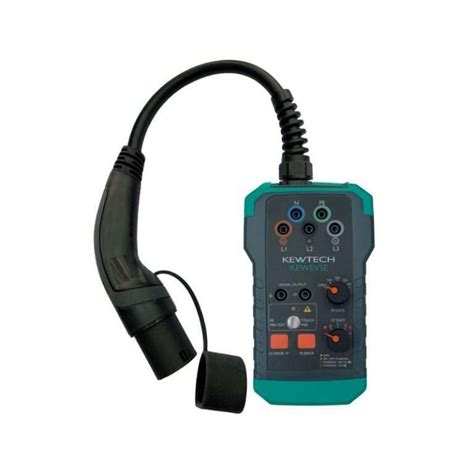 Kewtech KT66DL EV EVSE KIT Multifunction Tester Plus Electric Vehicle Charging Point Test