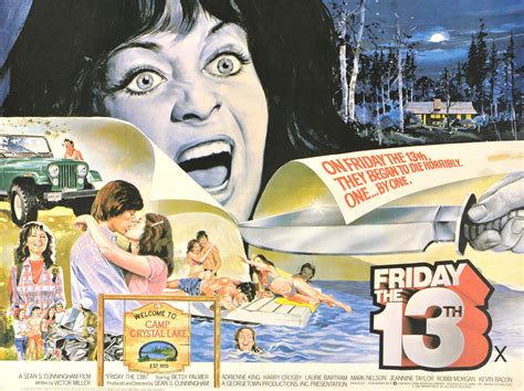 Unknown Original Vintage Film Poster Friday The 13th X Rated Horror