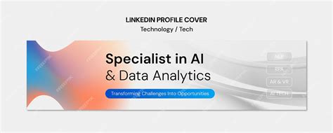 Free Psd Technology Linkedin Banner Template Design