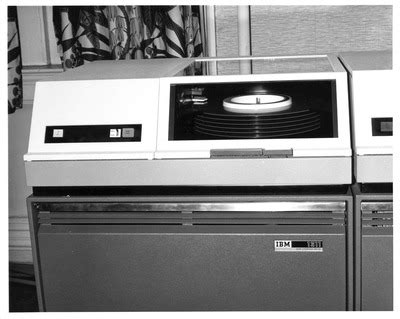 IBM 3211 Computer Disk Storage Drive In MU Computer Room Ca 1968 By Bob Campbell