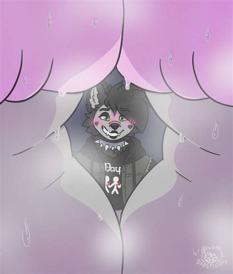 Rule 34 Alternative Fashion Anthro Arctic Wolf Black Body Black Fur Black Hair Blush Bodily