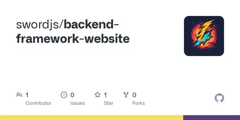 github swordjs backend framework website