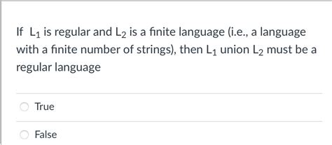 solved if l1 is regular and l2 is a finite language i e a