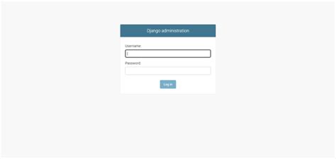 Python Django Admin