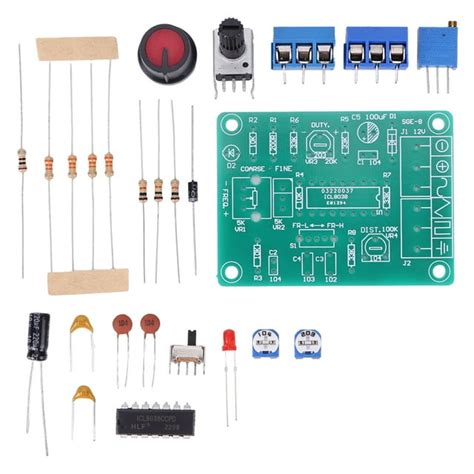 Yucurem Icl8038 Monolithic Function Signal Generator Module Pcb Board
