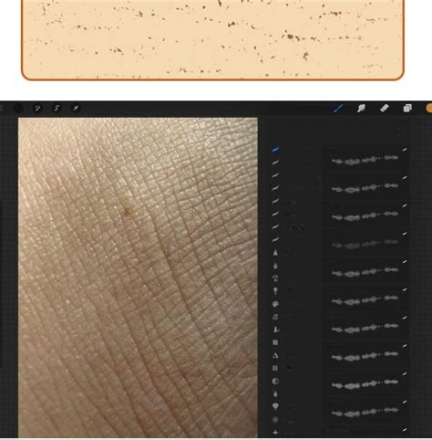 Procreate Brushes Skin Texture Folds Lips Freckles Dots Photoshop Brushes Ipad Portrait Painting
