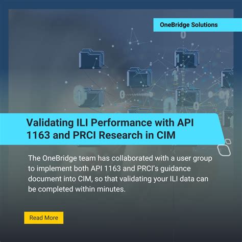 How Api 1163 And Prci Improve Pipeline Integrity Onebridge Solutions Inc Posted On The Topic