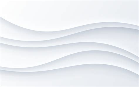 Minimal Abstract Dynamic White Gray Gradient Color Fluid Liquid Wavy Shape Geometric